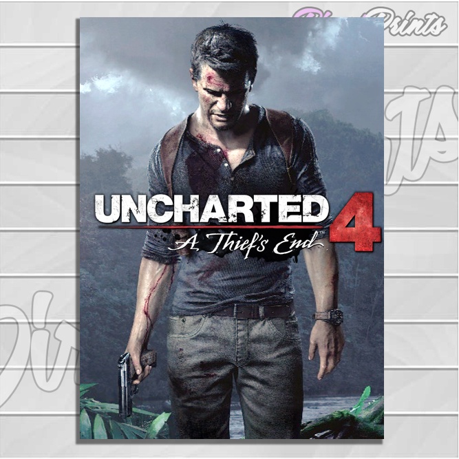 PS4/Playstation Uncharted 4 Poster /PS4 Poster/Game Posters/PS1/PS2/PS3 ...