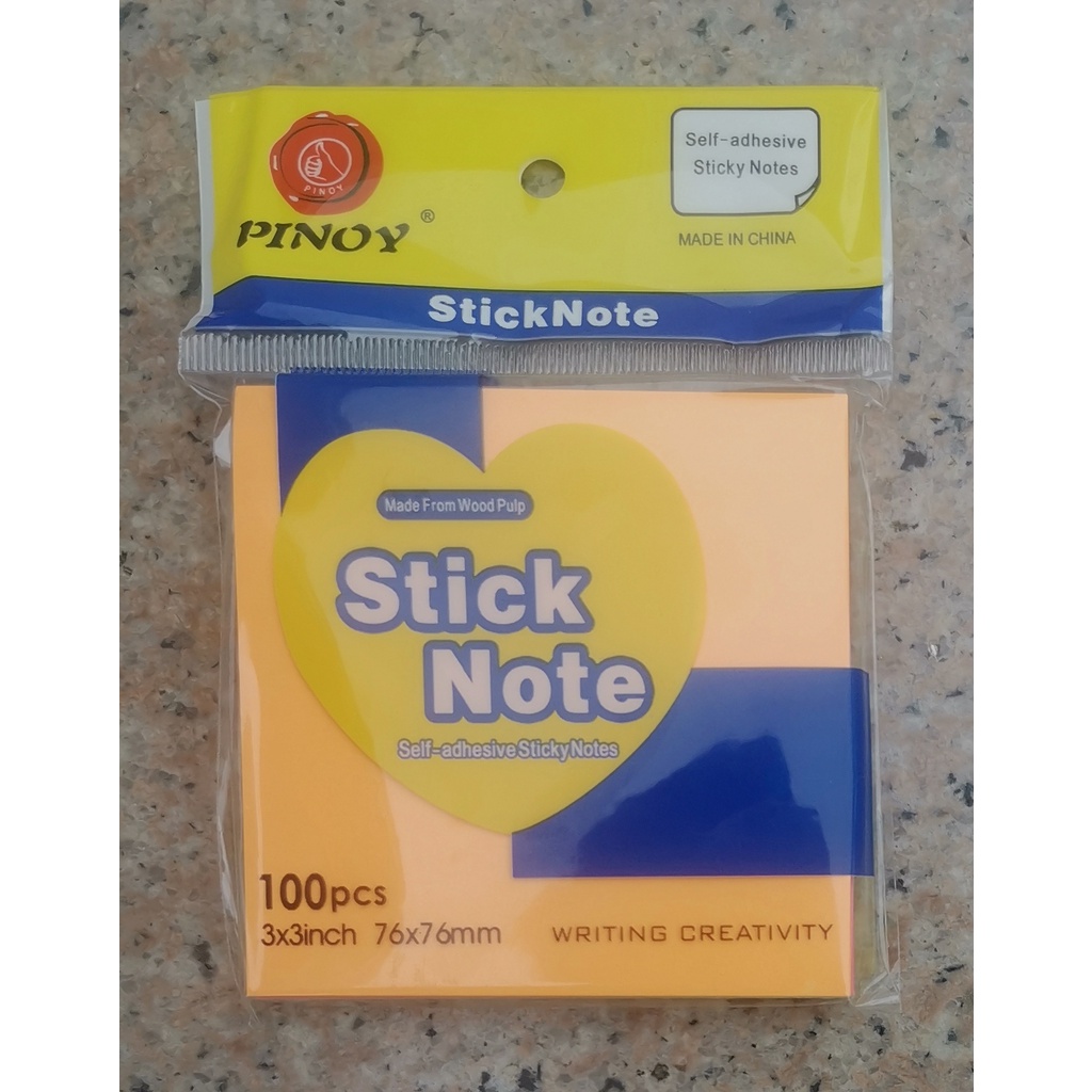 [Pinoy] Stick Note [100pcs] presyo ₱22