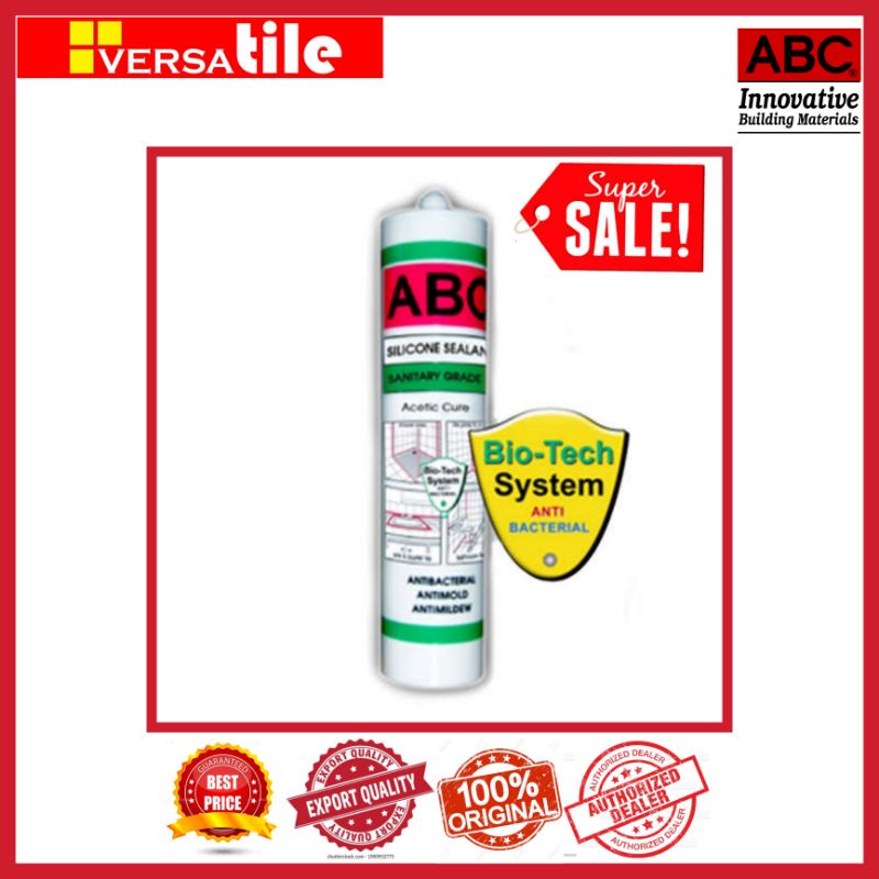 ABC Silicone Sealant Sanitary Grade (white) | Shopee Philippines