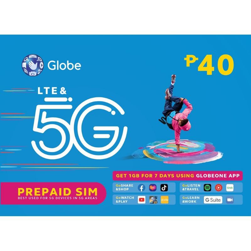 Globe Prepaid 5G Sim | Shopee Philippines