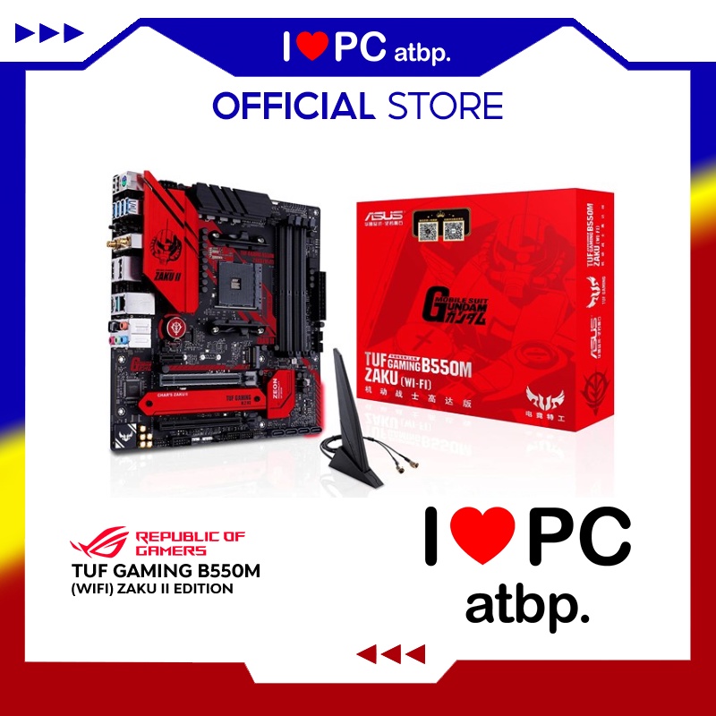 ASUS TUF GAMING B550M Zaku II Motherboard (Wi-Fi, AMD AM4 socket, Aura ...
