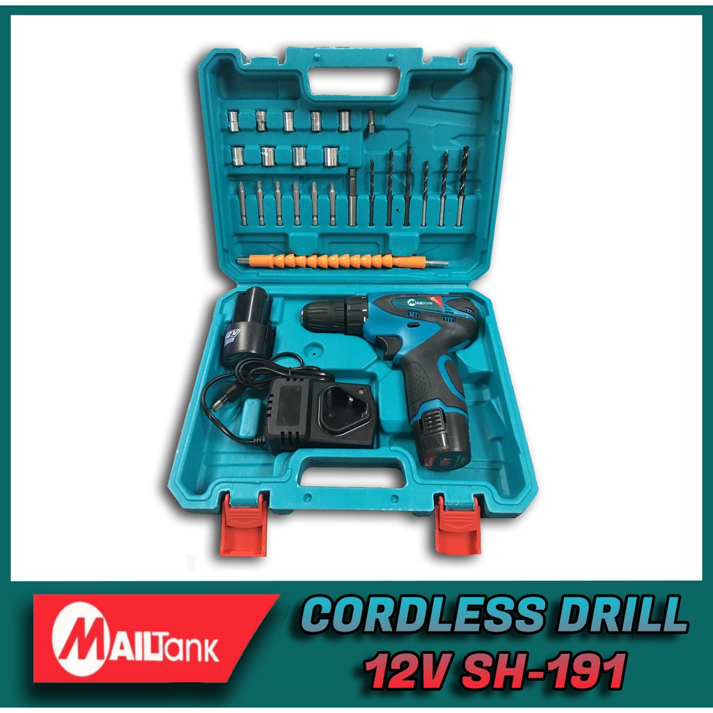 Mailtank Cordless Drill 12V SH-191 Original Authentic | Shopee Philippines
