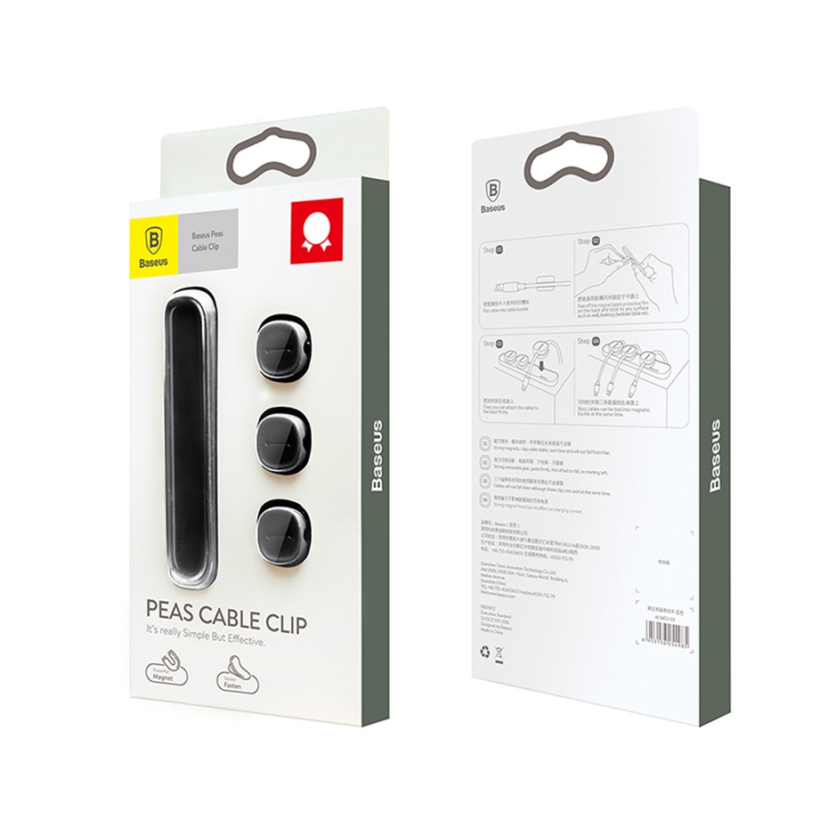 Baseus Cable Organizer Magnetic Cable Management USB Cables Holder ...