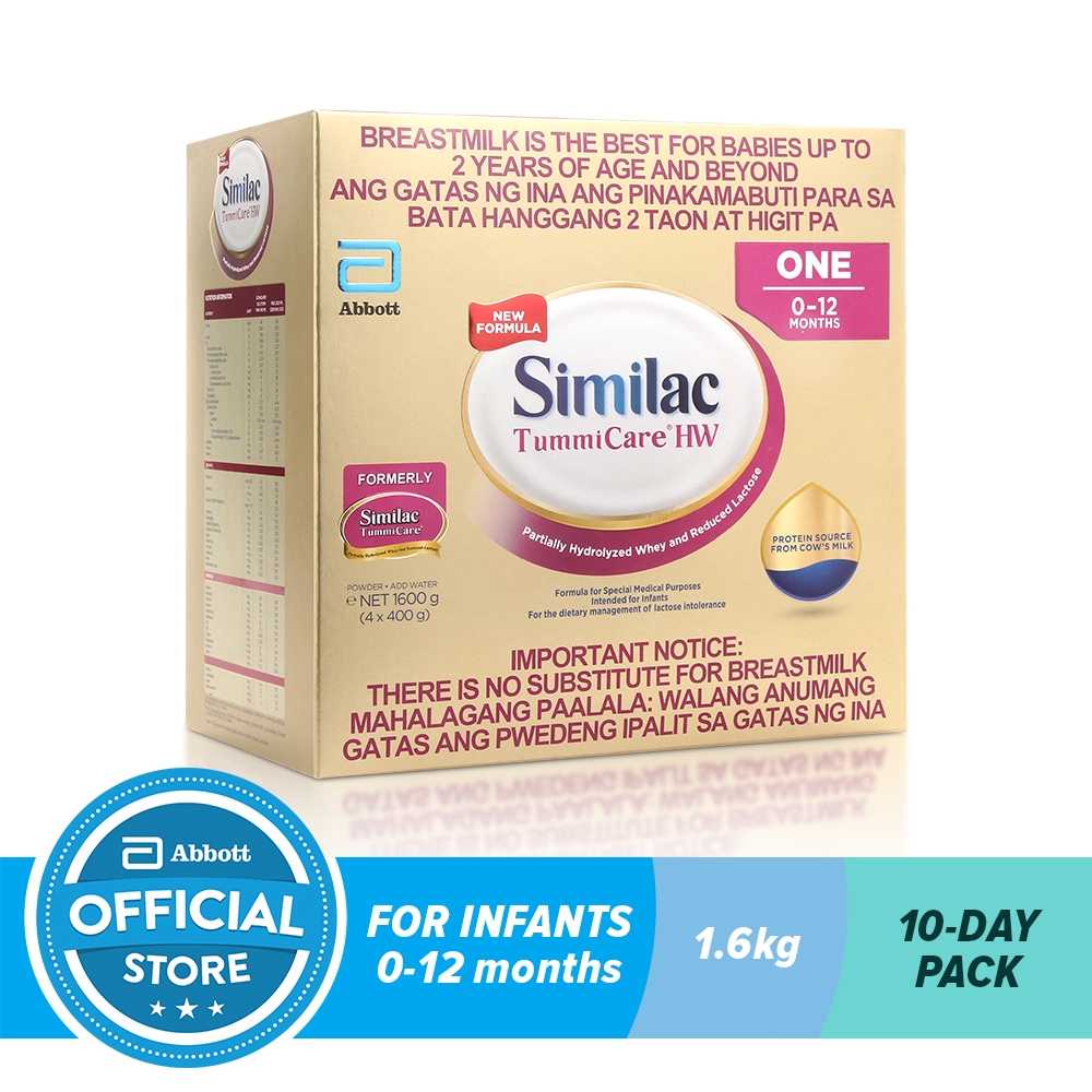 Similac TummiCare HW One 1.6kg, For 0-12 Month-Old Infants | Shopee ...