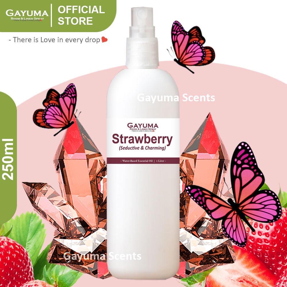 Gayuma STRAWBERRY Premium Hotel Scent Fragrance Room Car Linen ...