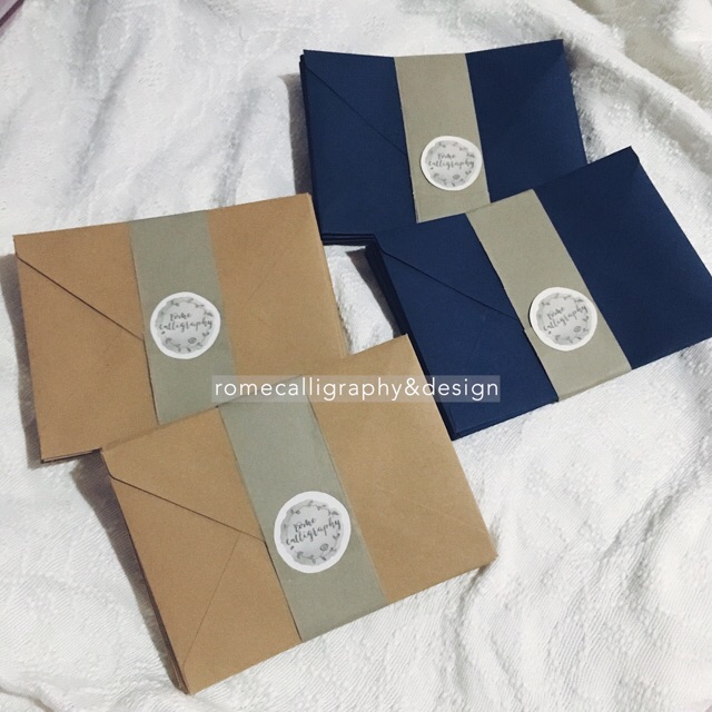 5R TEXTURED Envelopes for Wedding Invitation - 10 PCS | Shopee Philippines