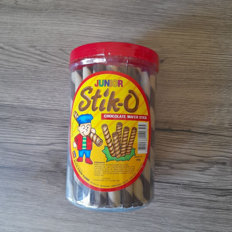 Stik-O Junior Wafer Stick Chcocolate Flavor 380g | Shopee Philippines