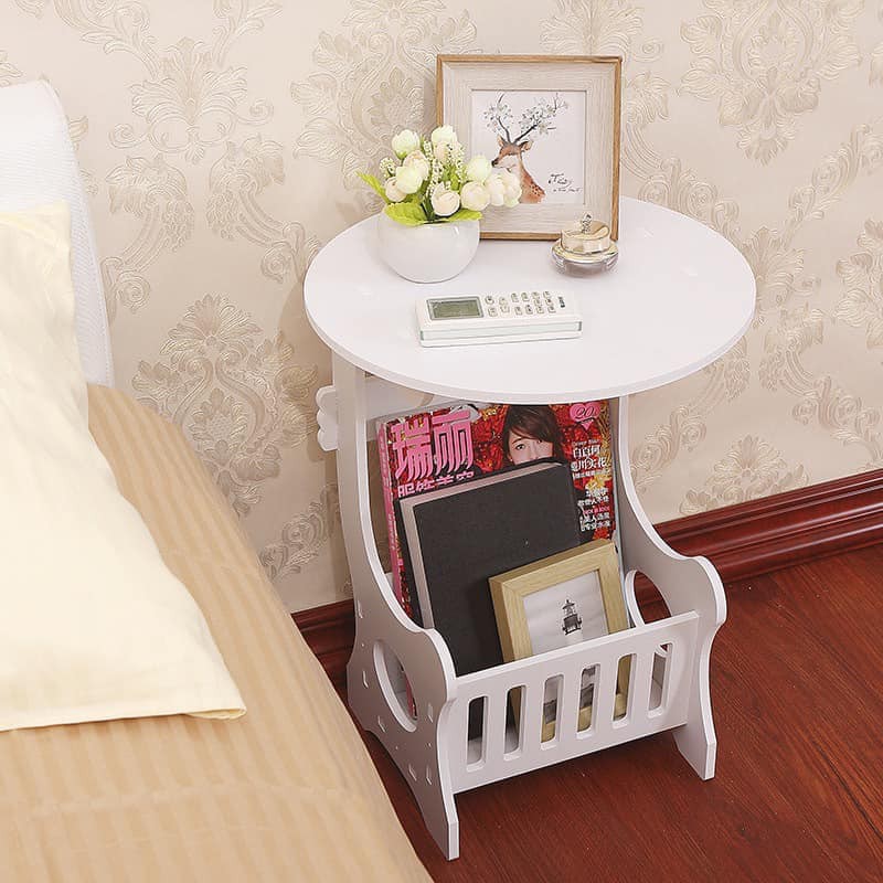 Bedroom Mini bedside small round table simple living room round leisure ...