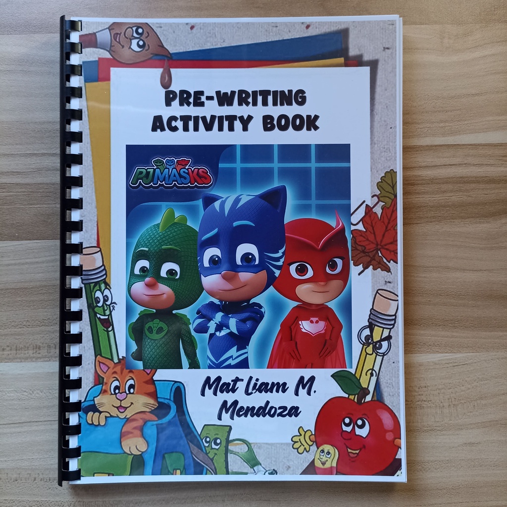 Workbooks - Pre-Writing Activity (for 2yo-4yo: Tracing, Coloring ...