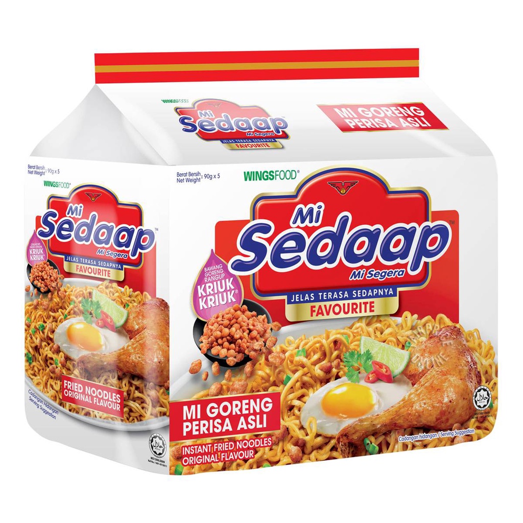 (PACK of 5s / 1 PIECE) Mi Sedaap Mi Goreng from Malaysia | Shopee ...