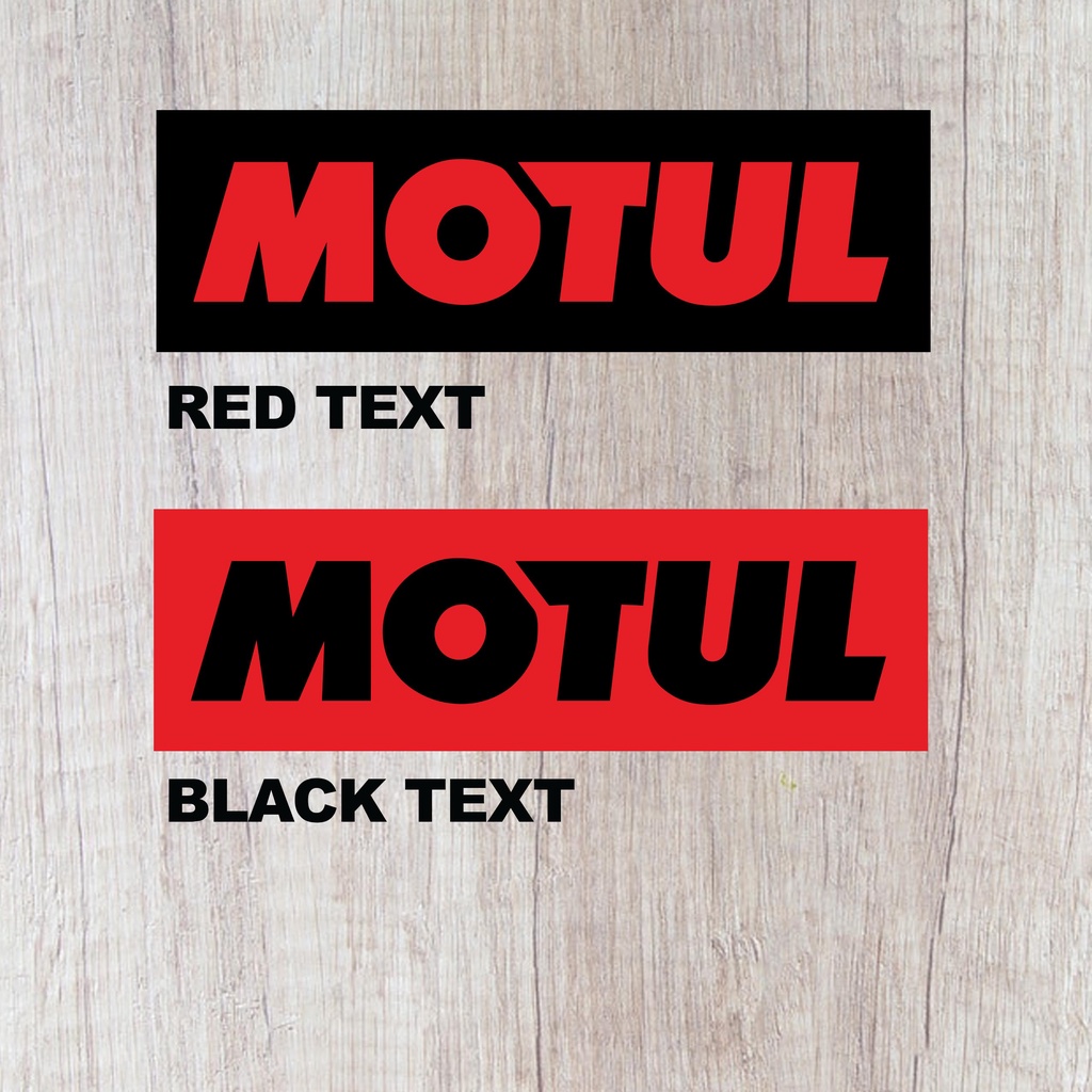 Motul Logo version 2 - vinyl laminated sticker | Shopee Philippines