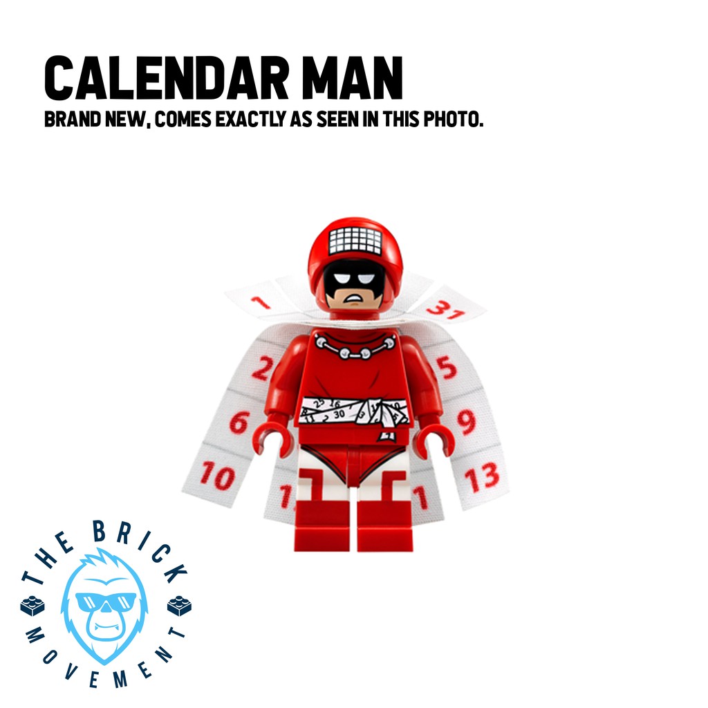 LEGO® DC Calendar Man Minifigure | Shopee Philippines
