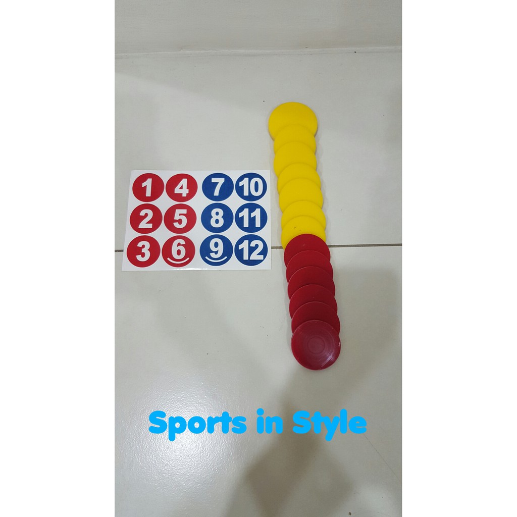 Pitcha ng Pool Fiber Pool Chips With Sticker Numbers | Shopee Philippines