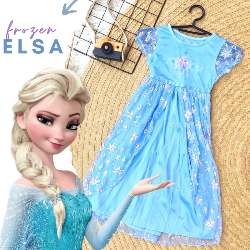 Frozen Elsa Disney Princess Dress | Shopee Philippines