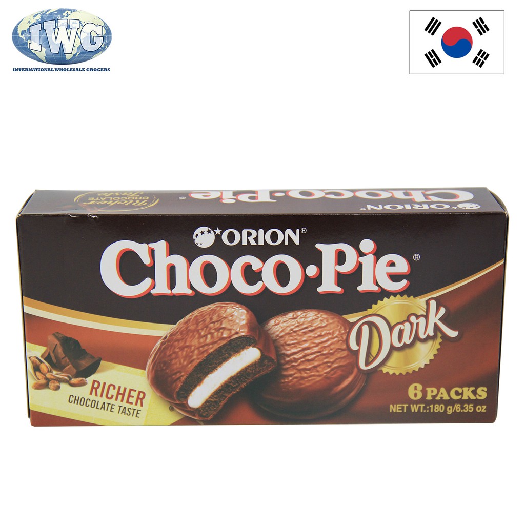 IWG ORION CHOCO Pie Dark 6 Pieces 180g | Shopee Philippines