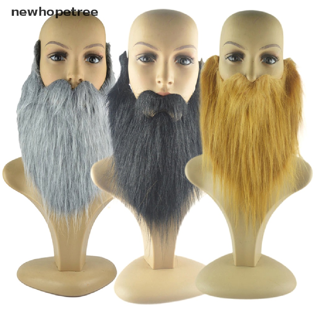 NTPH DIY Fancy Dress Fake Beard Long Fluff Beards Cosplay Costume Props ...