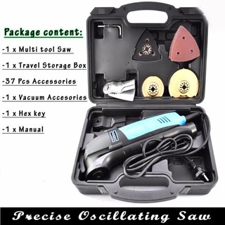 The Renovator Deluxe Multi-Tool Kit ,37 Accessory Multipurpose Blades ...