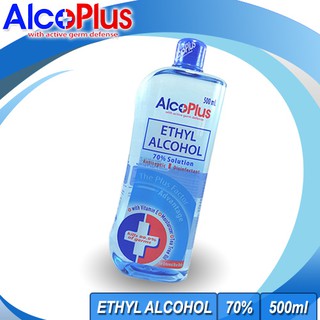 Alcoplus Blue 70% Ethyl Alcohol (500ml) | Shopee Philippines