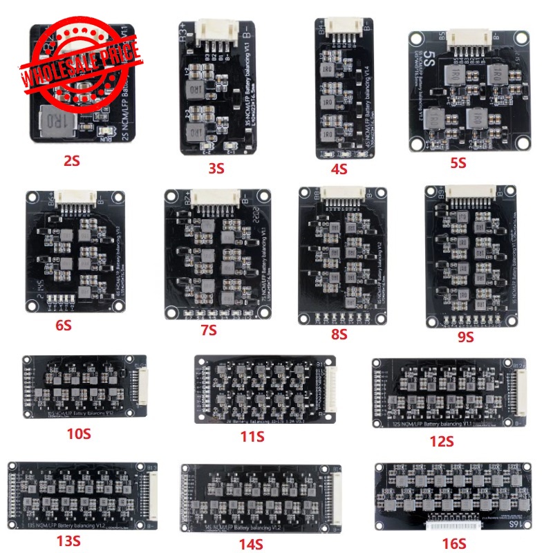 3S 4S 5S 6S 7S 8S 9S 10S 1.2A Balance Li-ion Lipo Lifepo4 Lithium Battery Active Equalizer ...