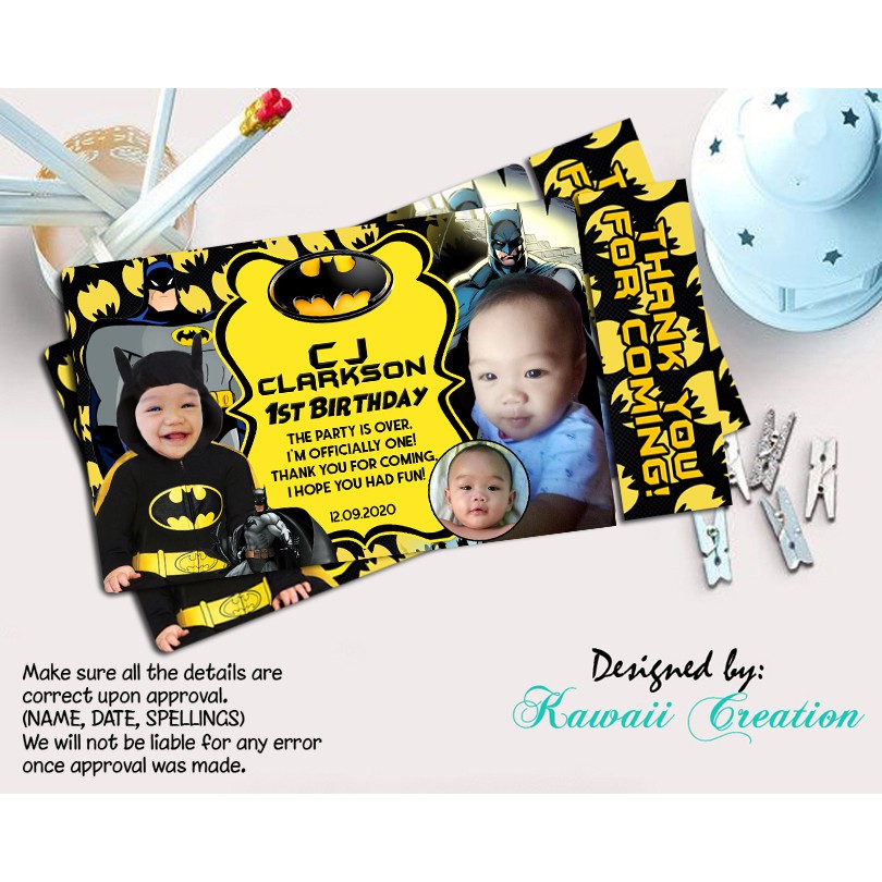 batman ref magnet (for birthday and christening) | Shopee Philippines