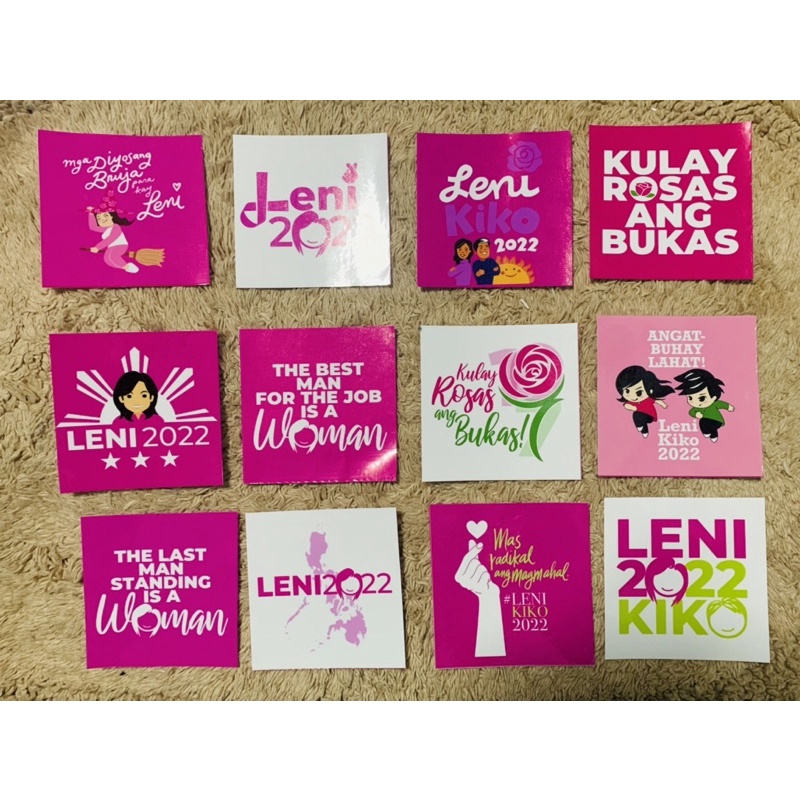 Leni Kiko Election campaign sticker magnet | Shopee Philippines