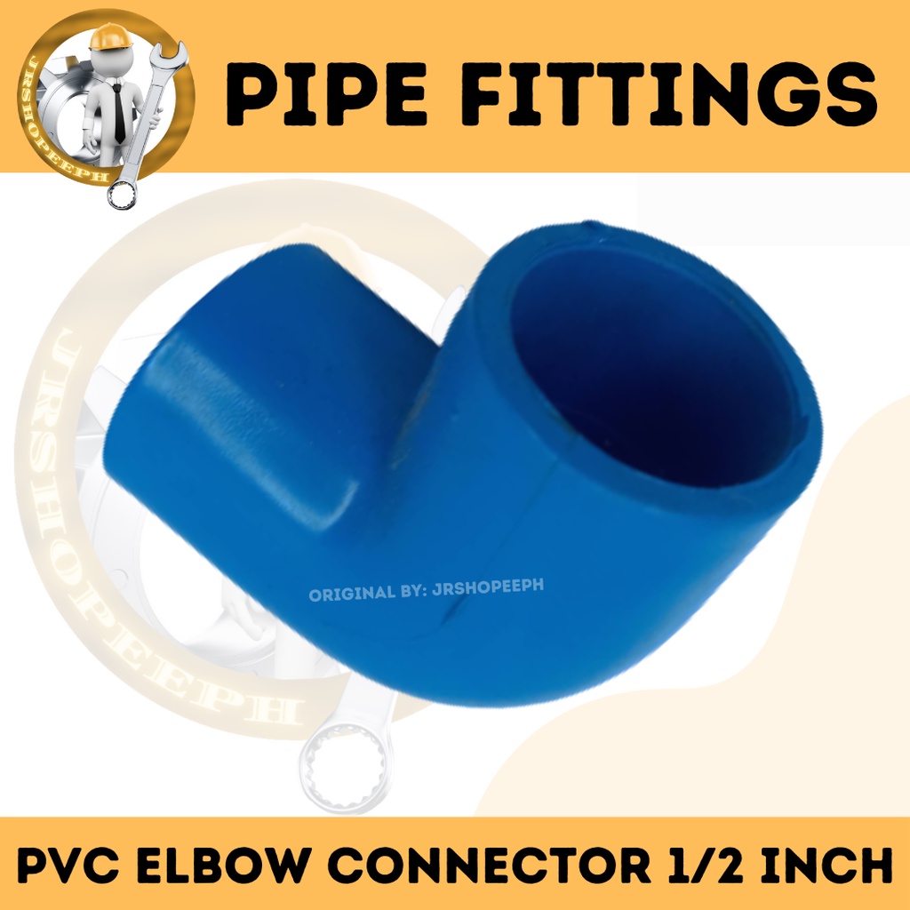 Jrshopeeph PVC Elbow connector 1/2 inch Pipe Fittings PVC For ...