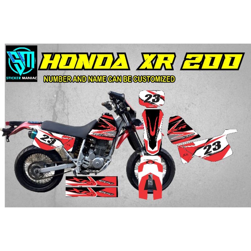 Honda XR 200 Full body decals | Shopee Philippines