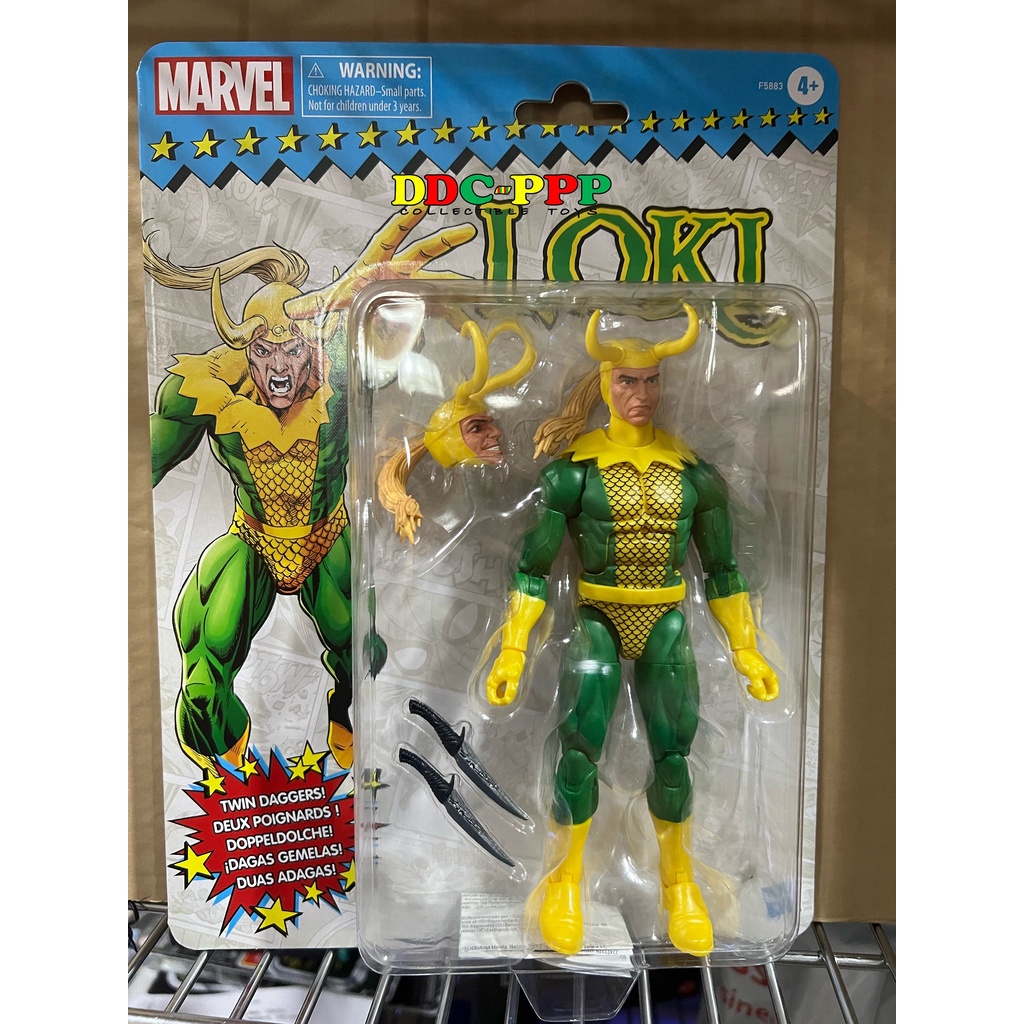 RETRO LOKI - MARVEL LEGENDS 6-INCH ACTION FIGURE (SEALED) | Shopee ...