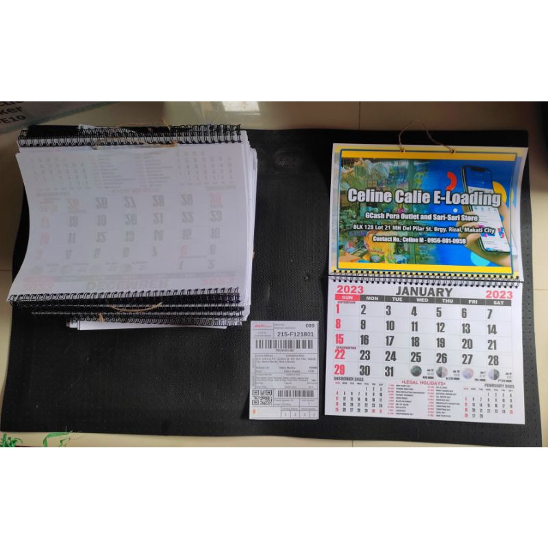 A3 CALENDAR | 75 PIECES CUSTOMIZED CALENDAR 2023 | Shopee Philippines