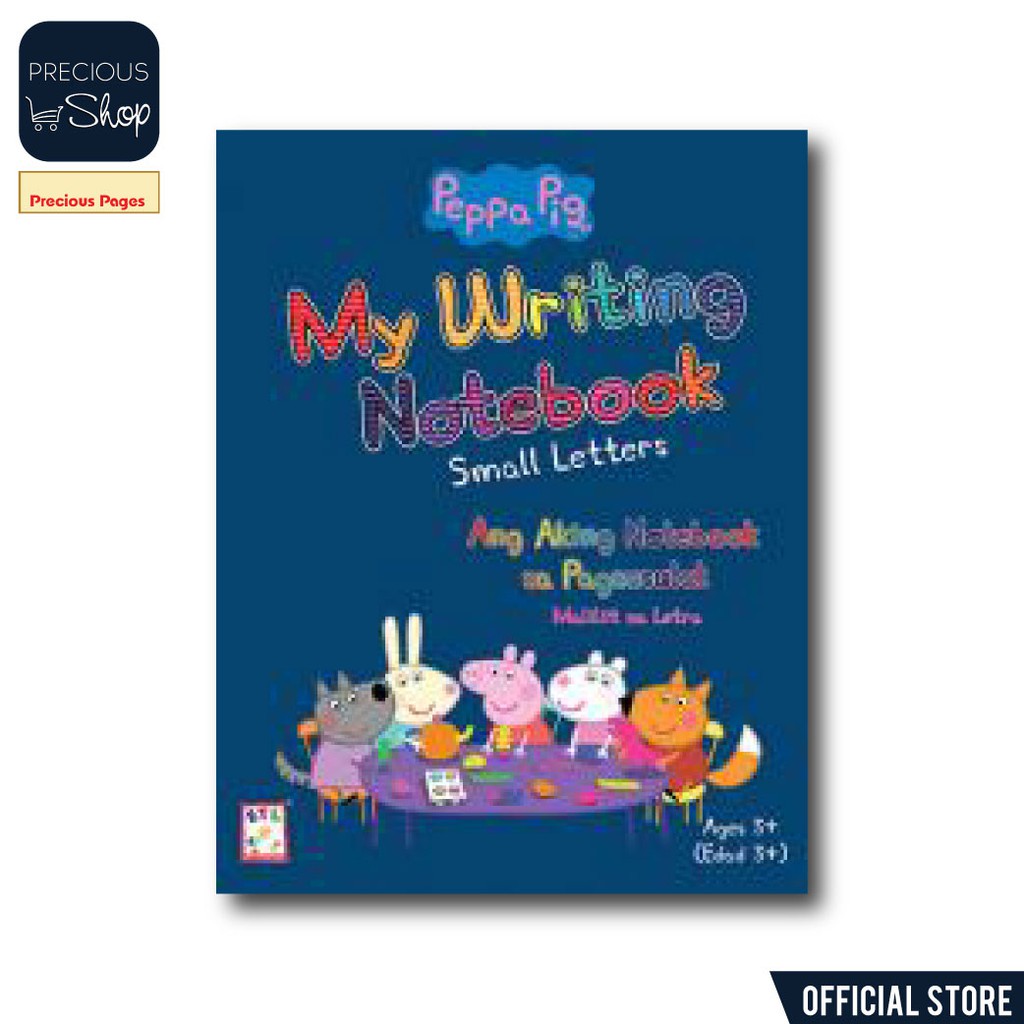 Peppa Pig - My Writing Notebook Small Letters | Shopee Philippines