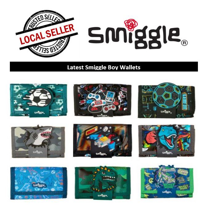 Smiggle - - Wallet / purse - Boy Designs | Shopee Philippines