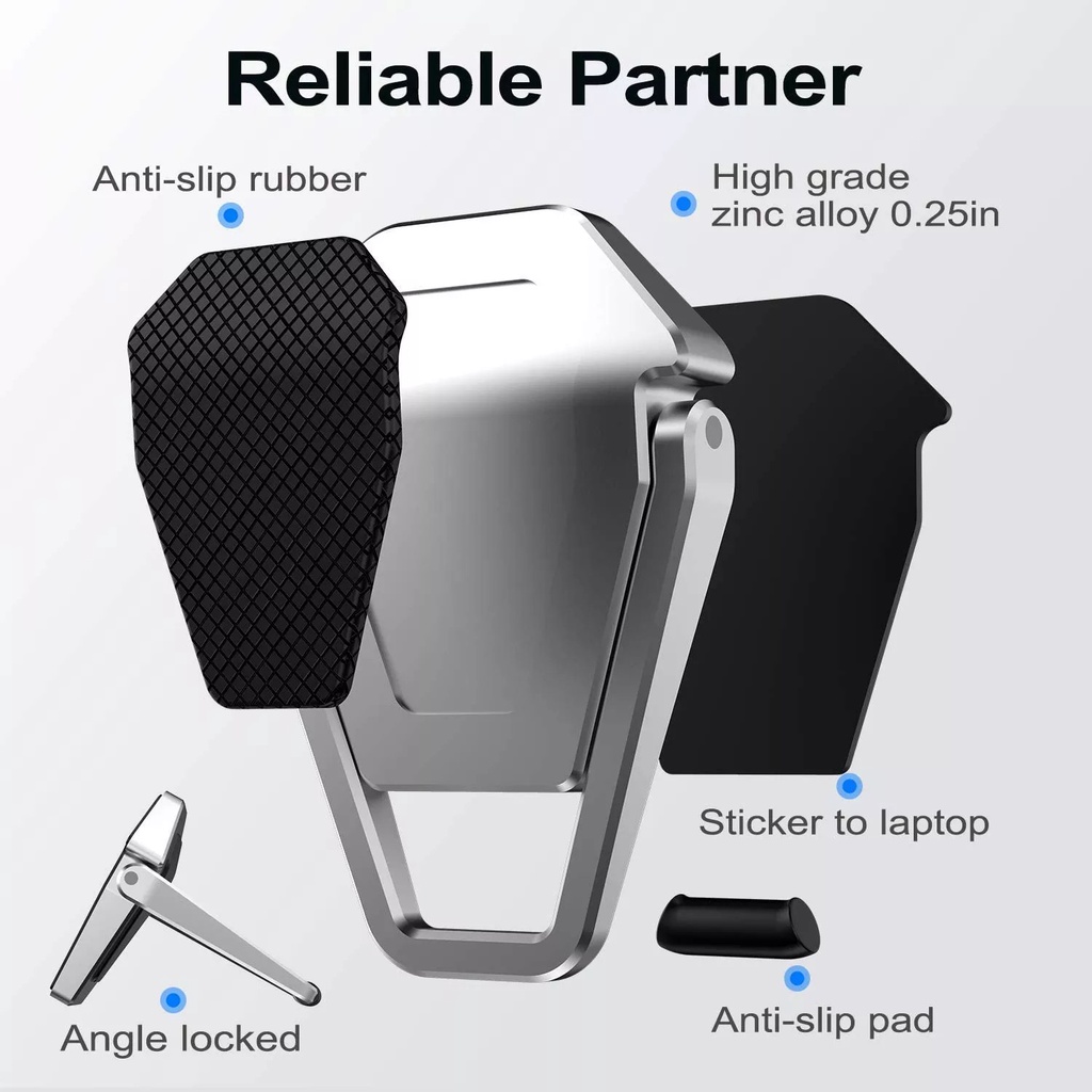 Shield Laptop Stand Invisible Portable Light Stand Adhesive Foldable ...