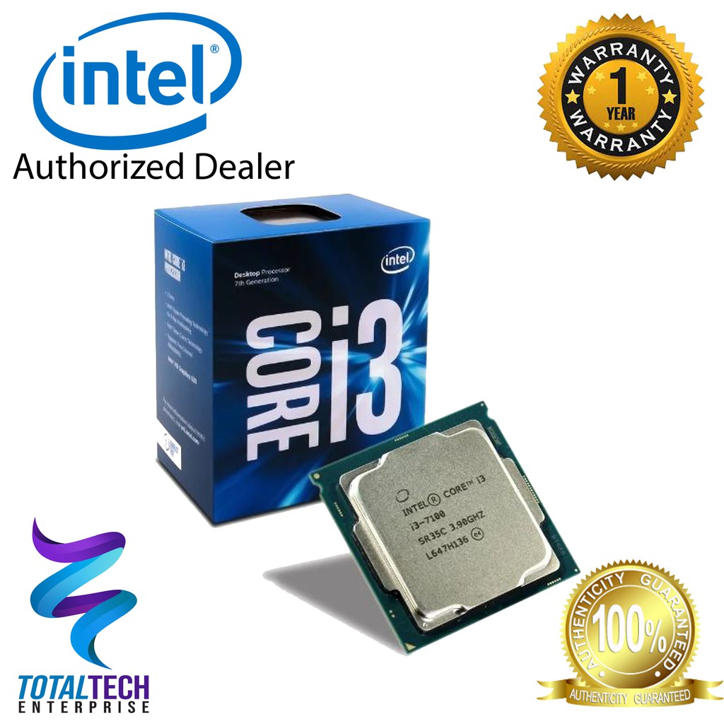 Intel Core i3 7100 / i3-7100 7th Gen Core Desktop Processor 3M Cache ...