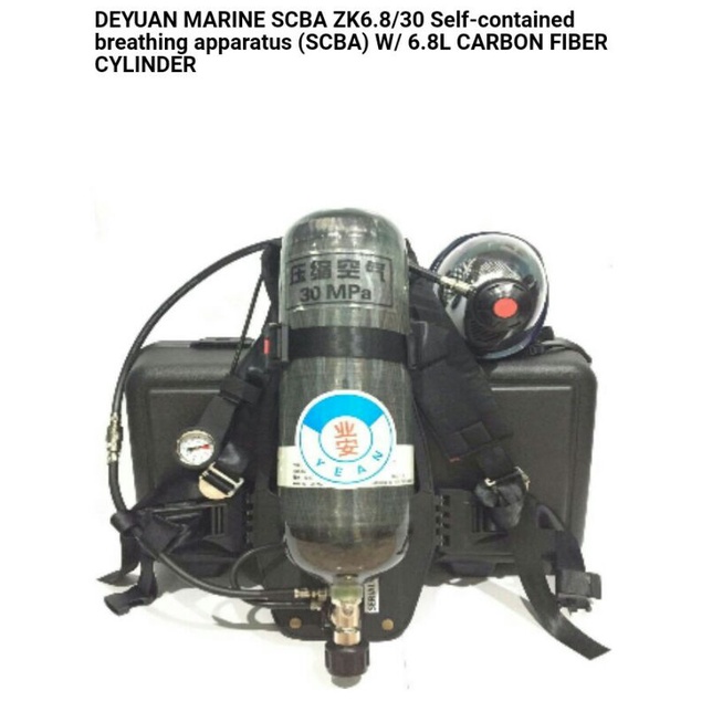 DEYUAN MARINE SCBA ZK6.8/30 Self-contained breathing apparatus (SCBA) W ...