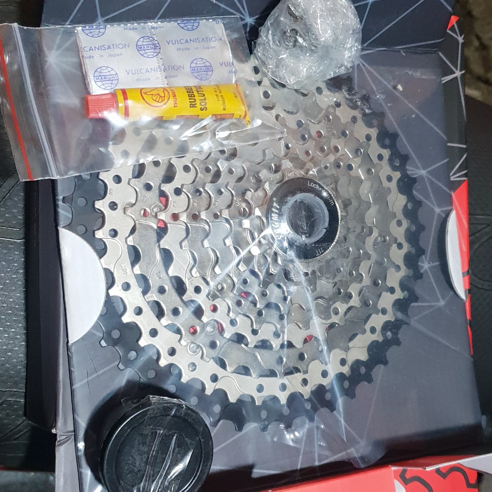 Sagmit cogs 9 speed 11-46T titanium color | Shopee Philippines