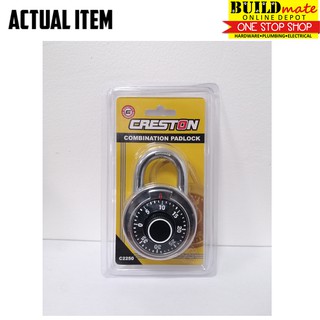 CRESTON Dial Combination Padlock lock Security Code 50mm C2250 ...