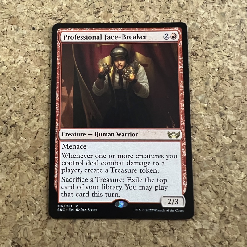 MTG PROFESSIONAL FACE-BREAKER | HUMAN WARRIOR | STREETS OF NEW CAPENNA ...