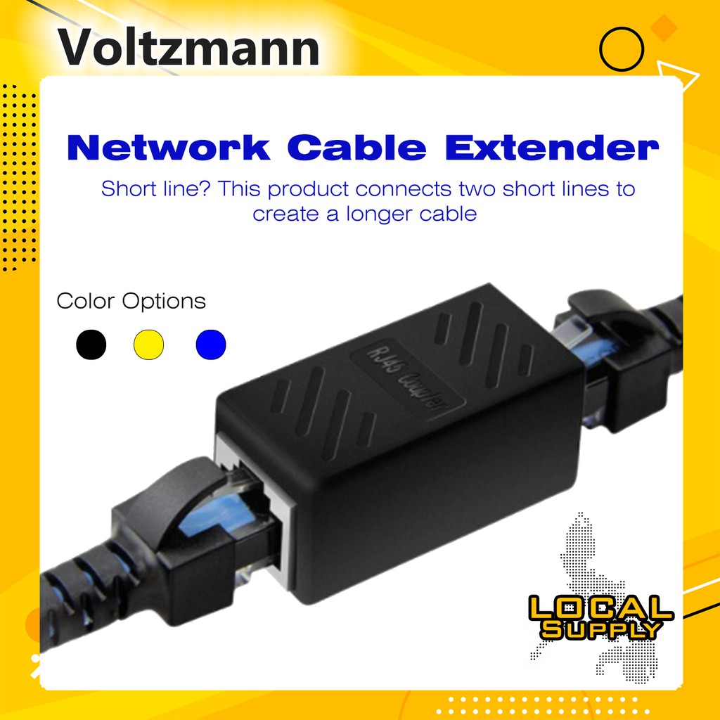 LAN Cable Connector Female To Female Ethernet network RJ45 Extender ...