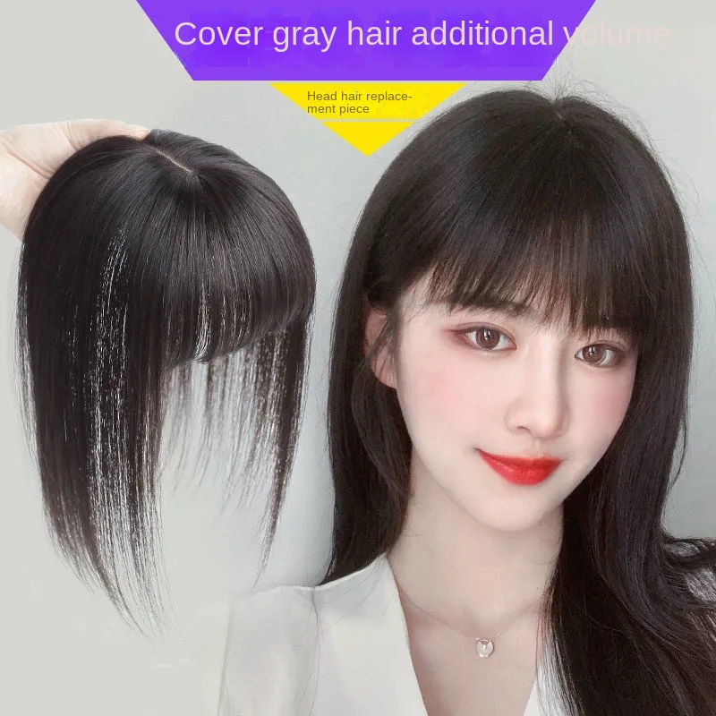 Straight Hair Toppers Hairpiece Clip in Women Bangs Fringe Hair ...