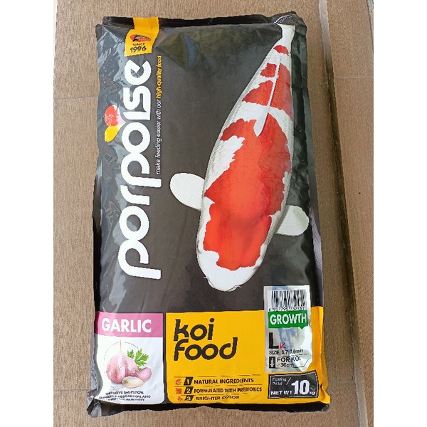 Porpoise Growth w/ Garlic Koi Food 10kg | Shopee Philippines