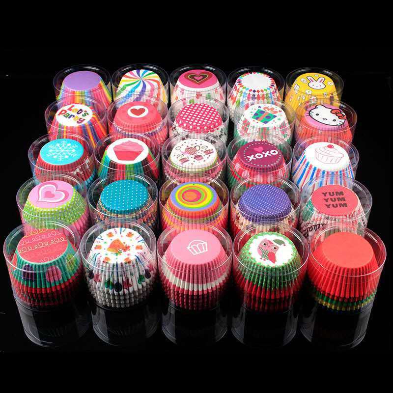 (100PCS)Snow Meiniang paper tray cake holder baking cup muffin cup ...