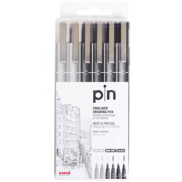 Uni Pin Fineliner Drawing Pen | Shopee Philippines