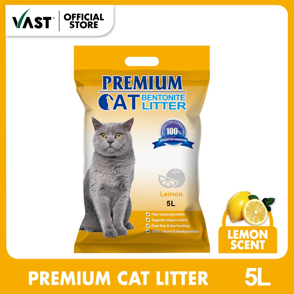 PREMIUM Cat Litter - Lemon 5L | Shopee Philippines