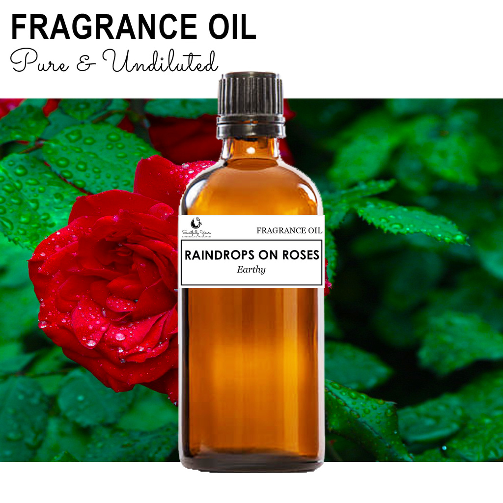 RAINDROPS ON ROSES - Earthy Notes Fragrance Oil (50ml - 100ml) | Shopee ...