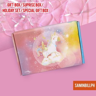 Gift Box Colored Boxes with Design and Print | Shopee Philippines