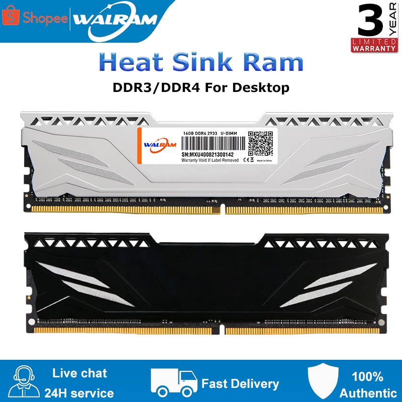 WALRAM DDR3 DDR4 4GB 8GB 16GB Memoria Ram 1333 1600 1866 2400 2666 ...