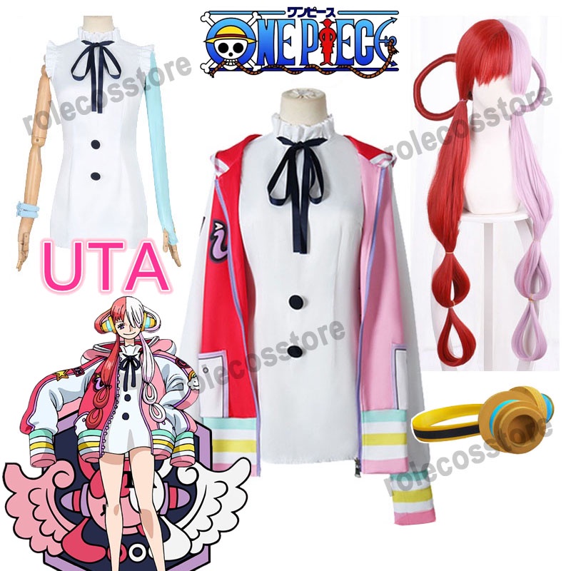 Animation ONE PIECE FILM RED Cosplay Costumes Shanks Daughter UTA ...
