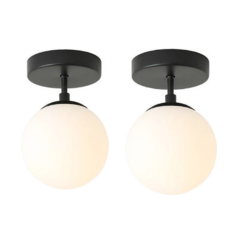 Nordic Minimalist Modern Round Glass Ball Ceiling Lamp Corridor Lamp ...