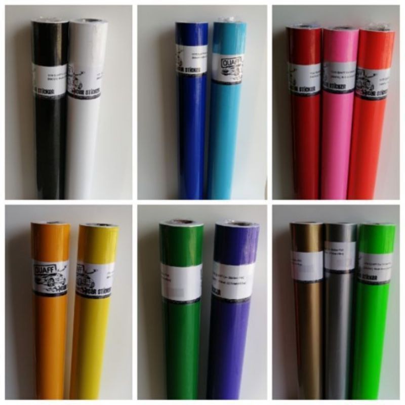 30/60/100cmx60cm Adhesive vinyl sticker Glossy (cars/motorcycle/etc ...