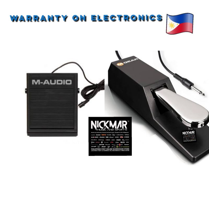 M AUDIO sustain pedal Sp2 sp1 Quality First SUSTAIN PEDAL KEYBOARD ...